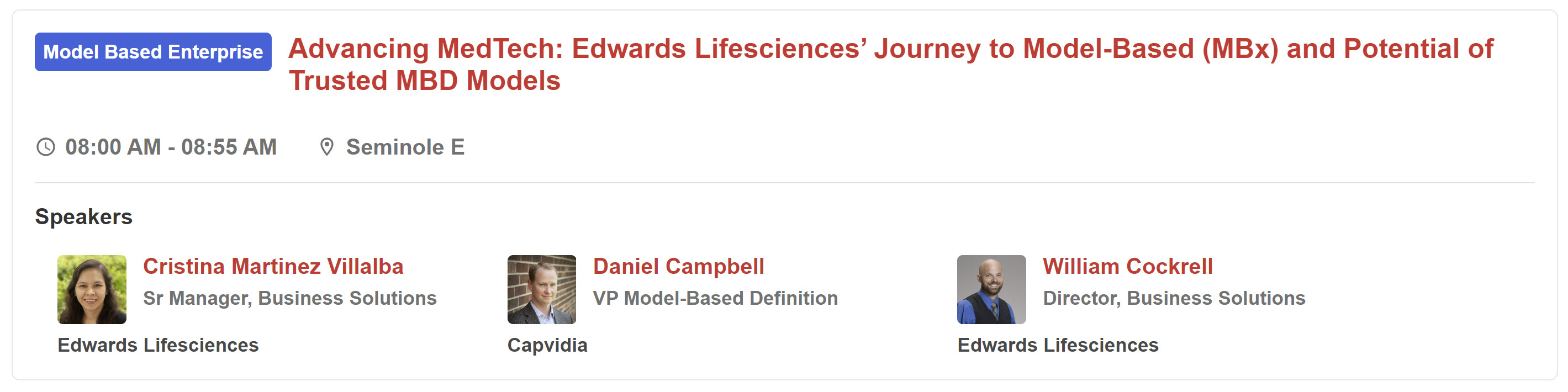 Capvidia PTC/USER 2024 Presentations