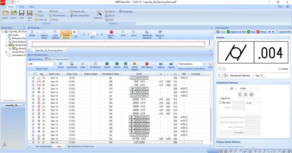 Balloon2D: Auto Ballooning Software
