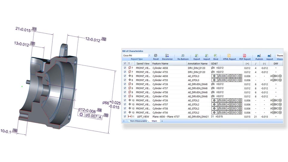 Automated AS9102 FAI Report with Model-Based Definition