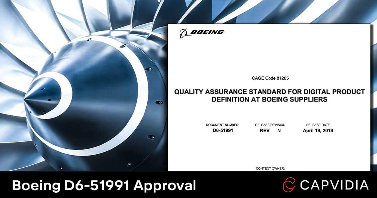 Boeing DPD: D6-51991 Supplier Quality Approval for Model-Based Definition