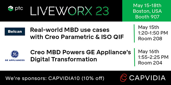 Capvidia LiveWorx 2023 Presentations